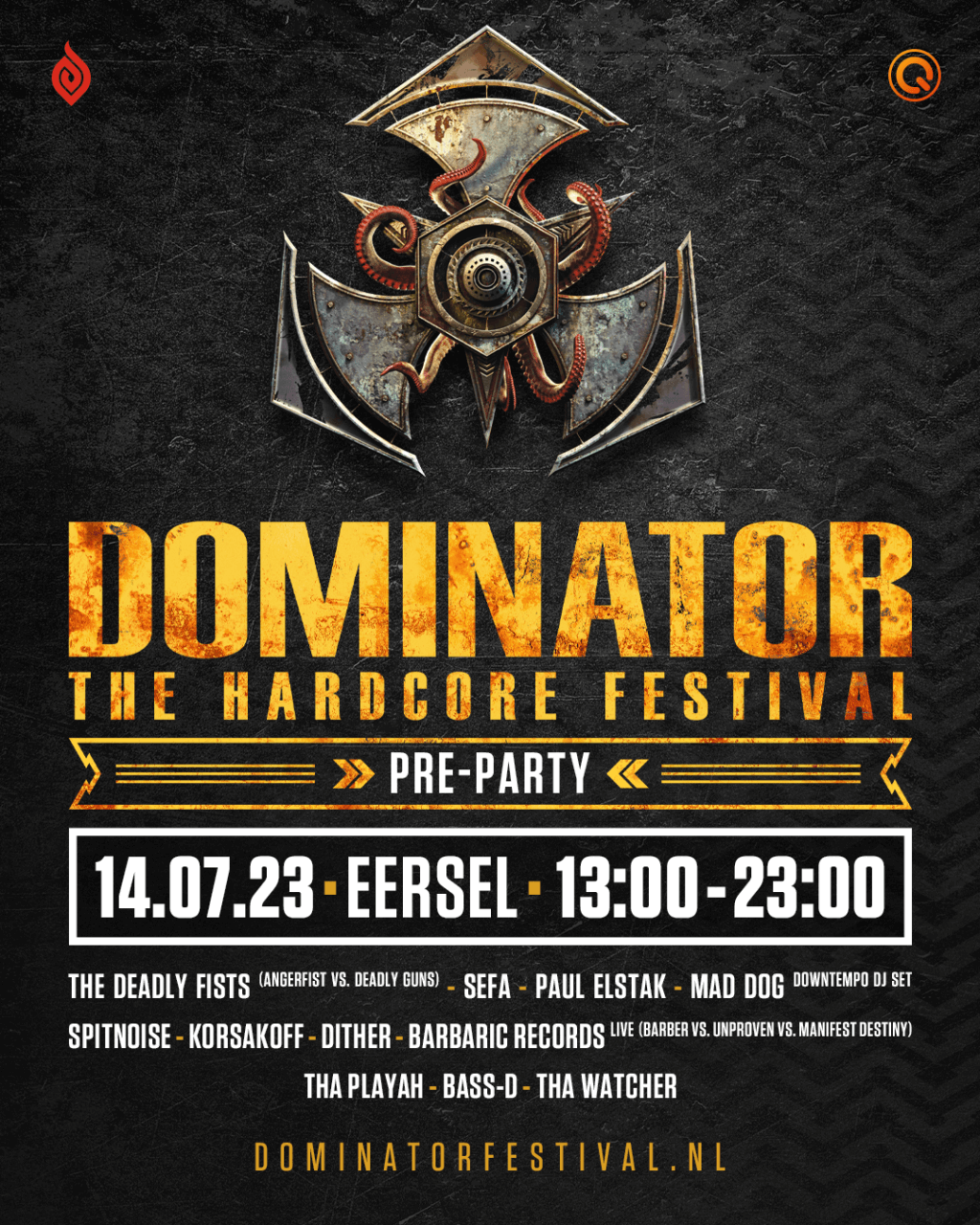 Check de line-up voor de verlengde Dominator camping pre-party! - Art of Dance