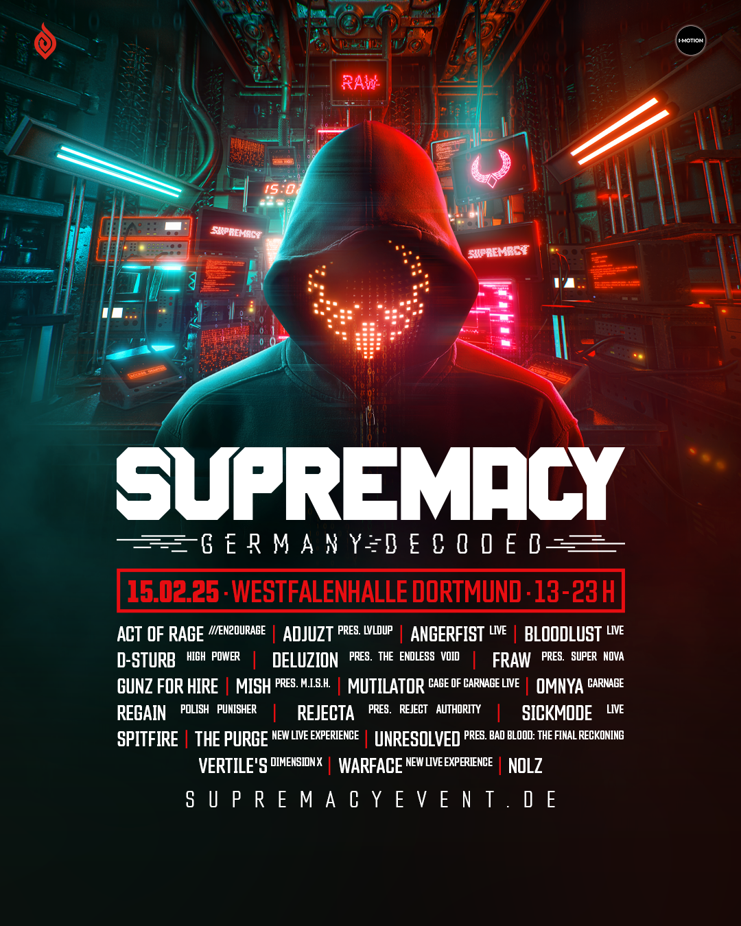 This is the full line-up for Supremacy 2025 - Germany Decoded - Art of ...